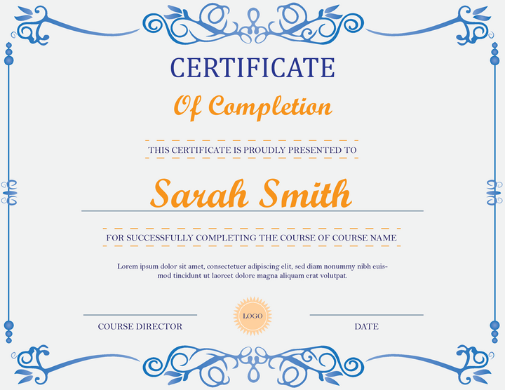 Teamwork Collaboration Award Certificate Template (Landscape) - WordLayouts