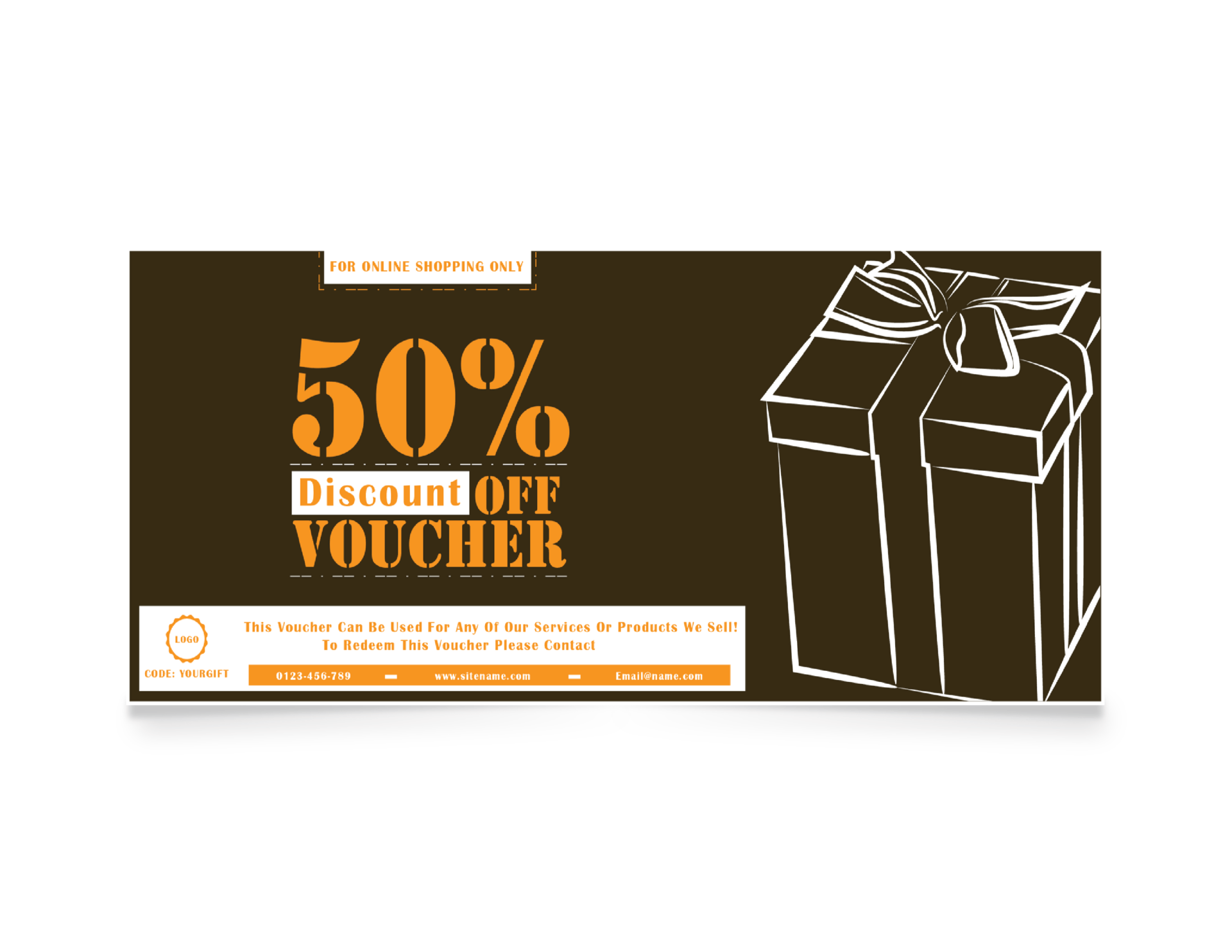 Chic 50% Discount Voucher - WordLayouts