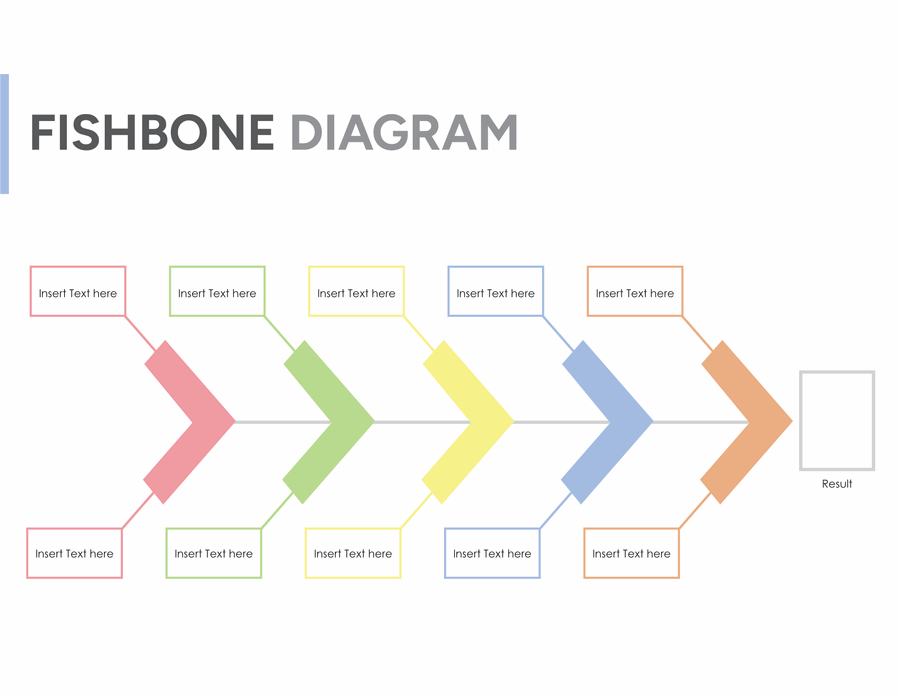 Color Path Fishbone Diagram - WordLayouts