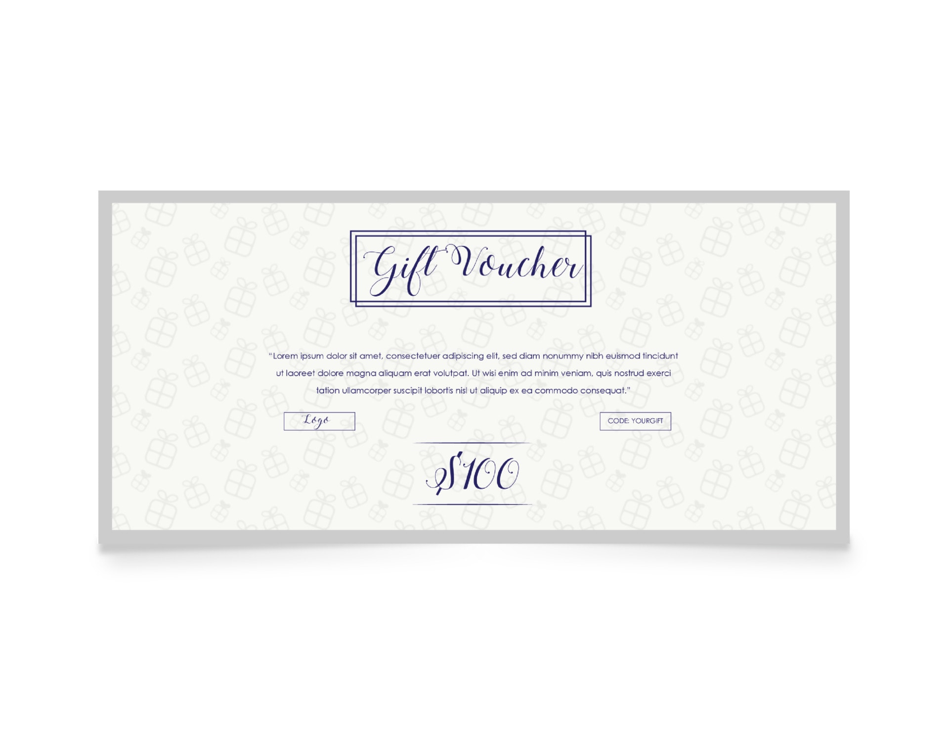 Classic Charm Gift Certificate - WordLayouts Classic Charm Gift Certificate - WordLayouts