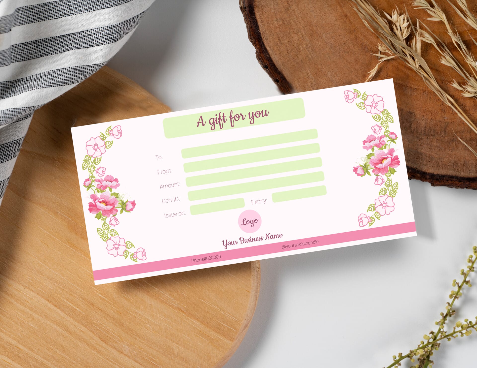 Free Gift Certificate Templates (Edit Online & Print) - WordLayouts