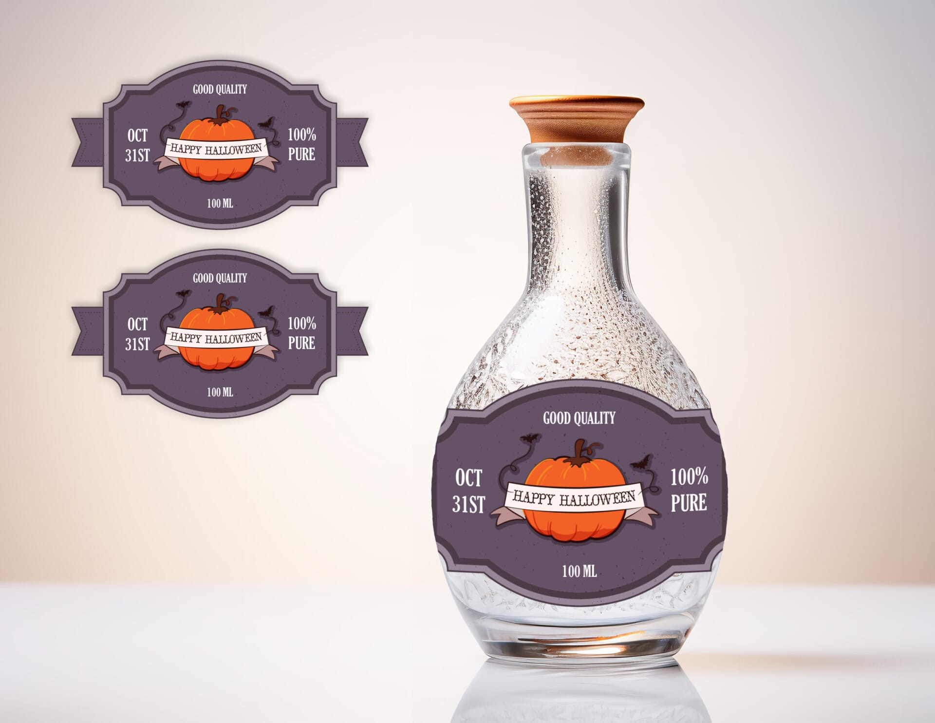 Free Bottle Label Templates (Edit & Printable) - WordLayouts