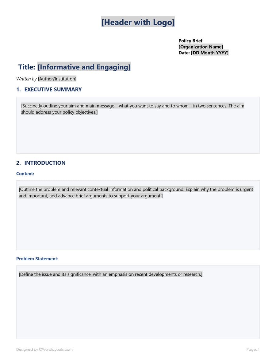 7 Powerful Personal Statement Templates - WordLayouts