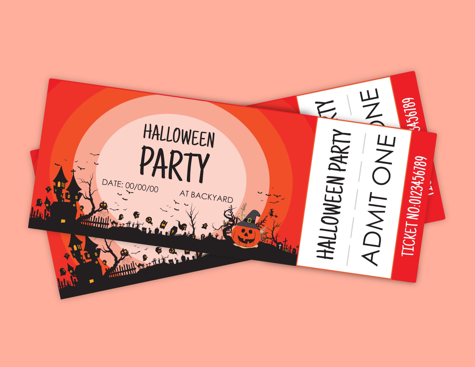 Free Printable Ticket Templates for Any Event - WordLayouts
