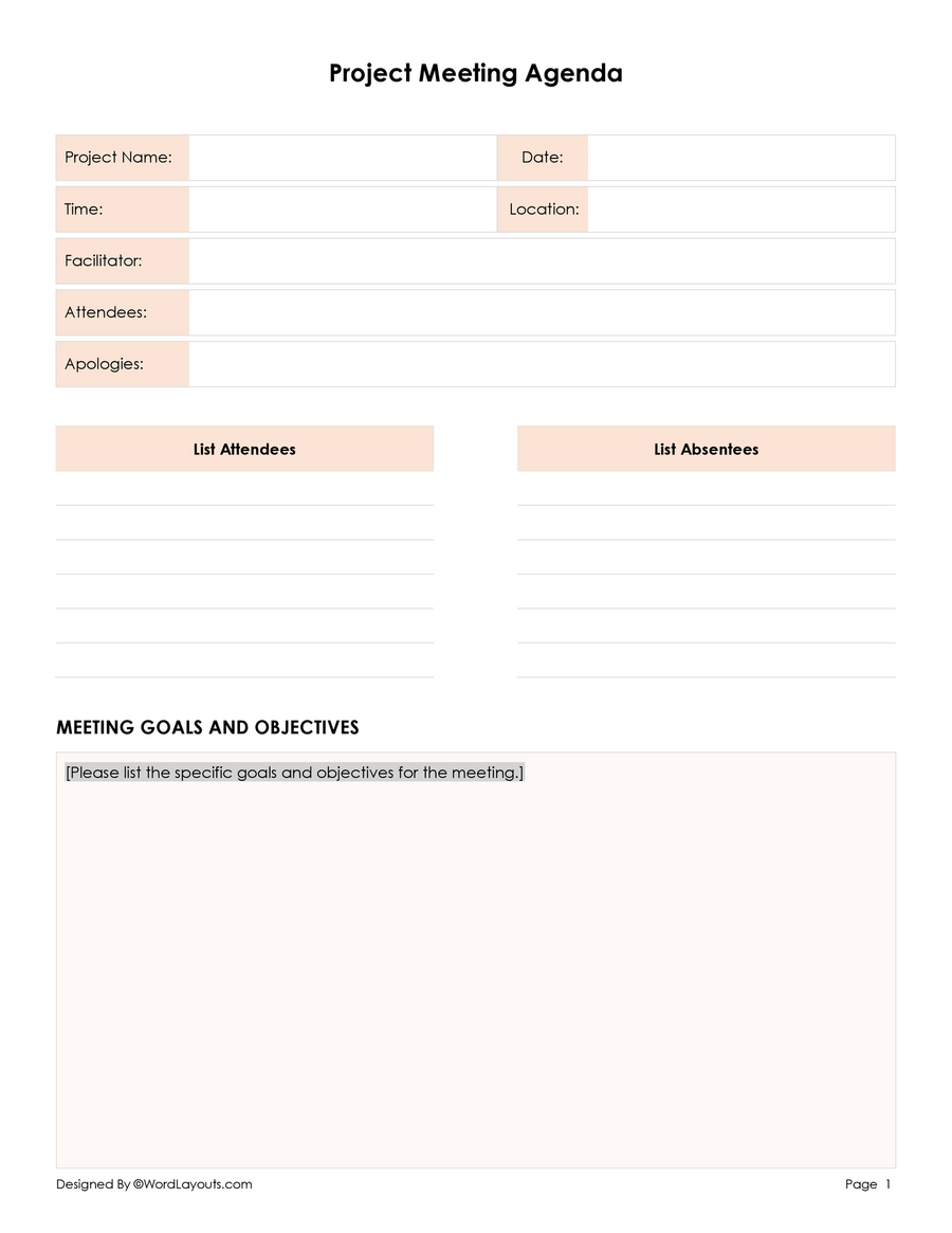 Free Event Brief Template (Word, GDocs) - WordLayouts