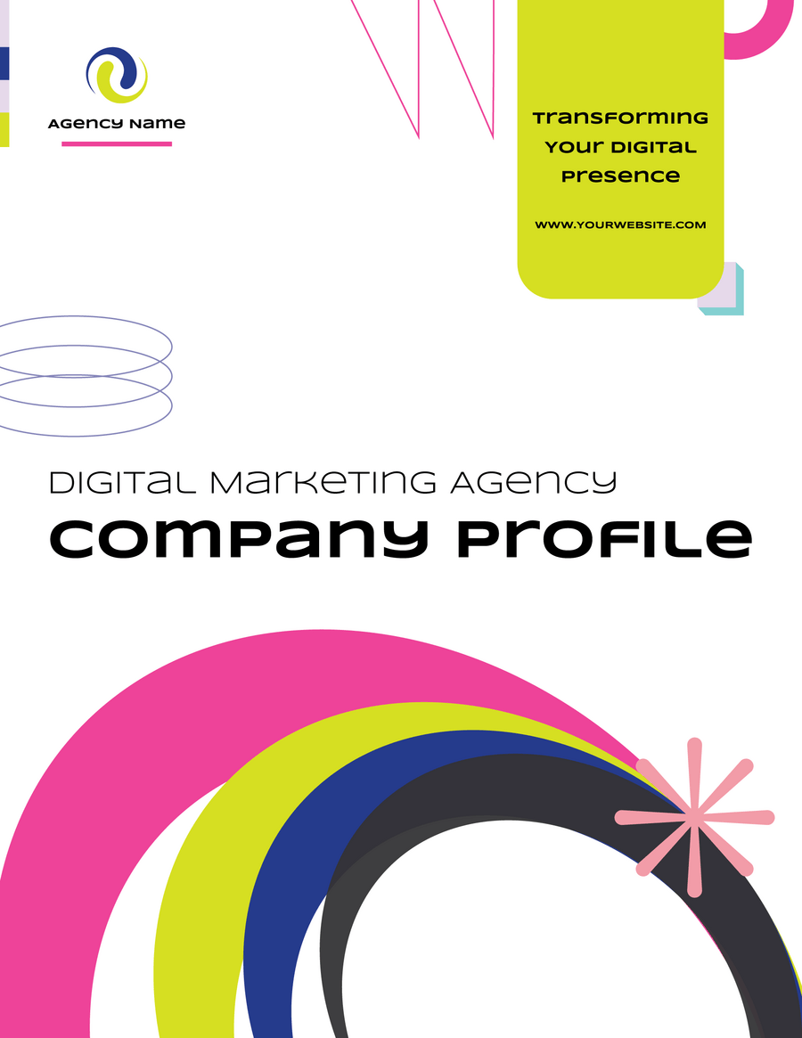 Modern Restaurant Company Profile Template - WordLayouts