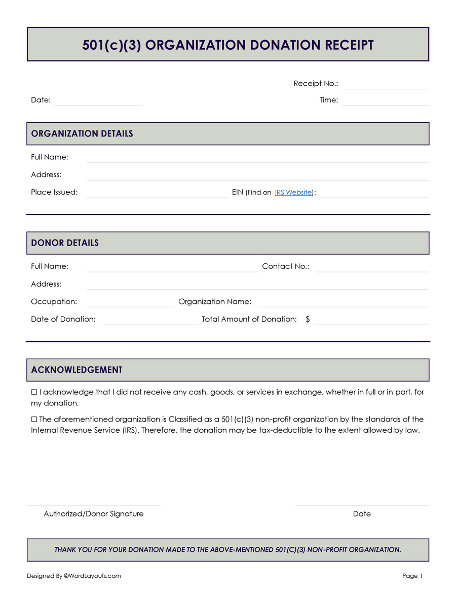 Firearm (Gun) Sales Receipt Template - WordLayouts