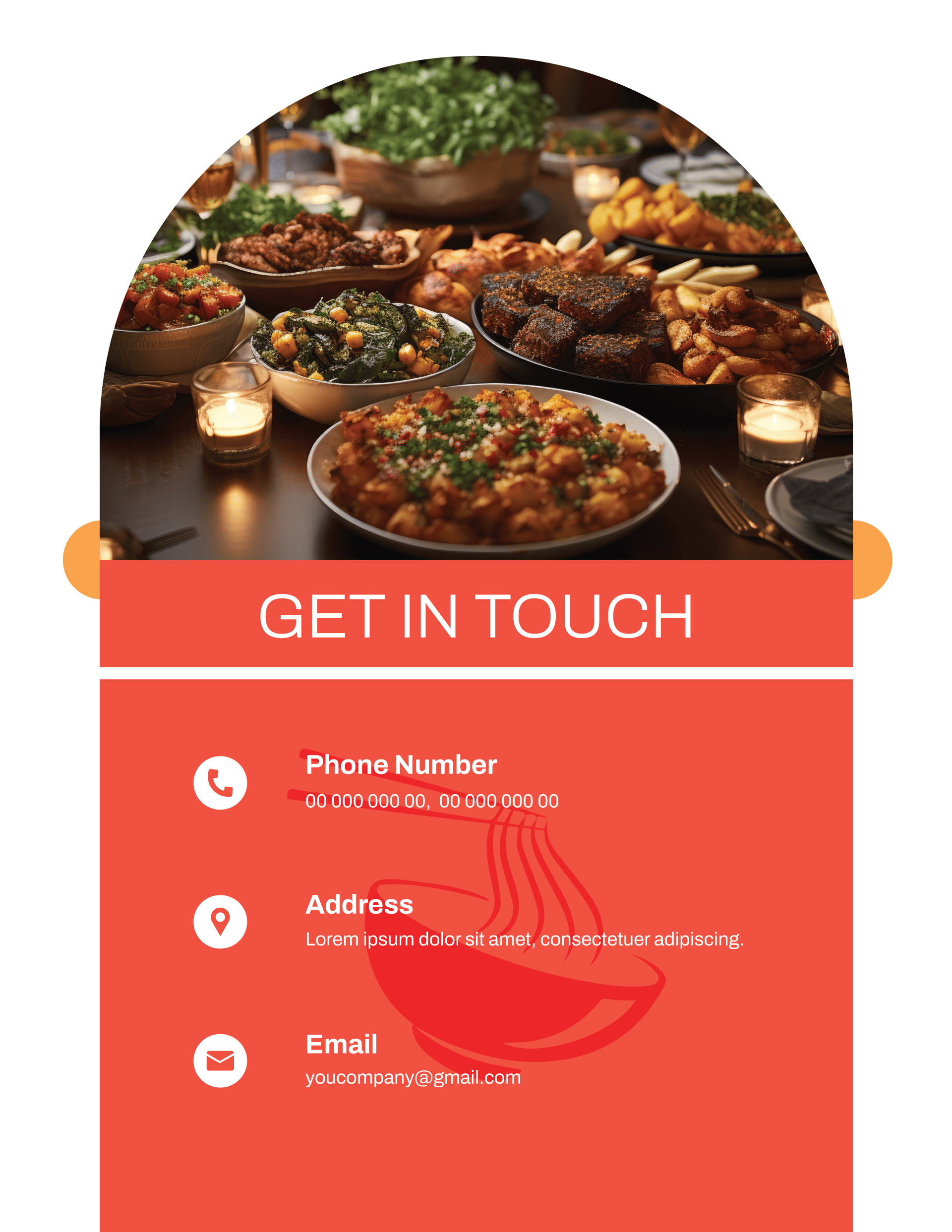 Modern Restaurant Company Profile Template - WordLayouts