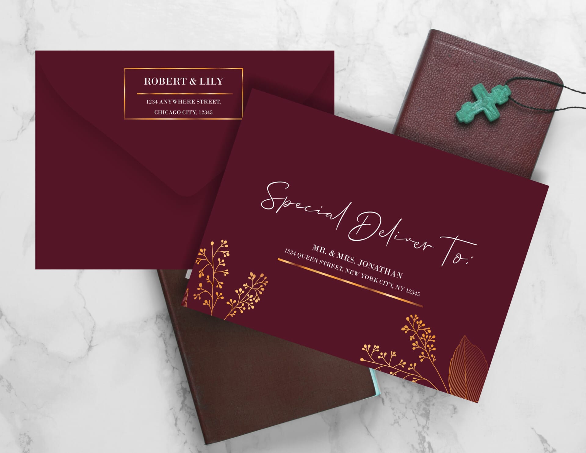 Invitation Envelop Template - WordLayouts
