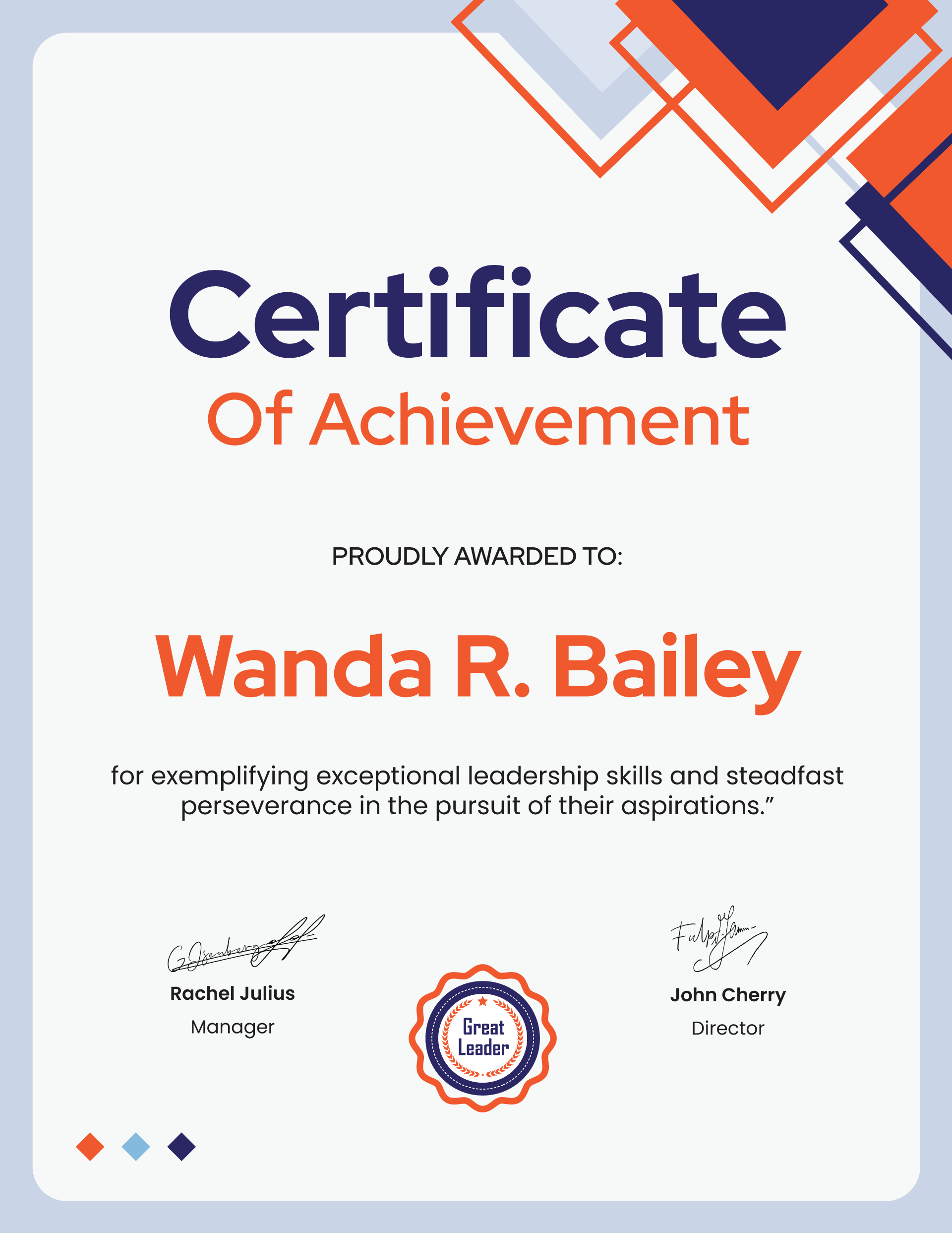Innovative Leadership Certificate Template (Portrait) - WordLayouts Innovative Leadership Certificate Template (Portrait) - WordLayouts