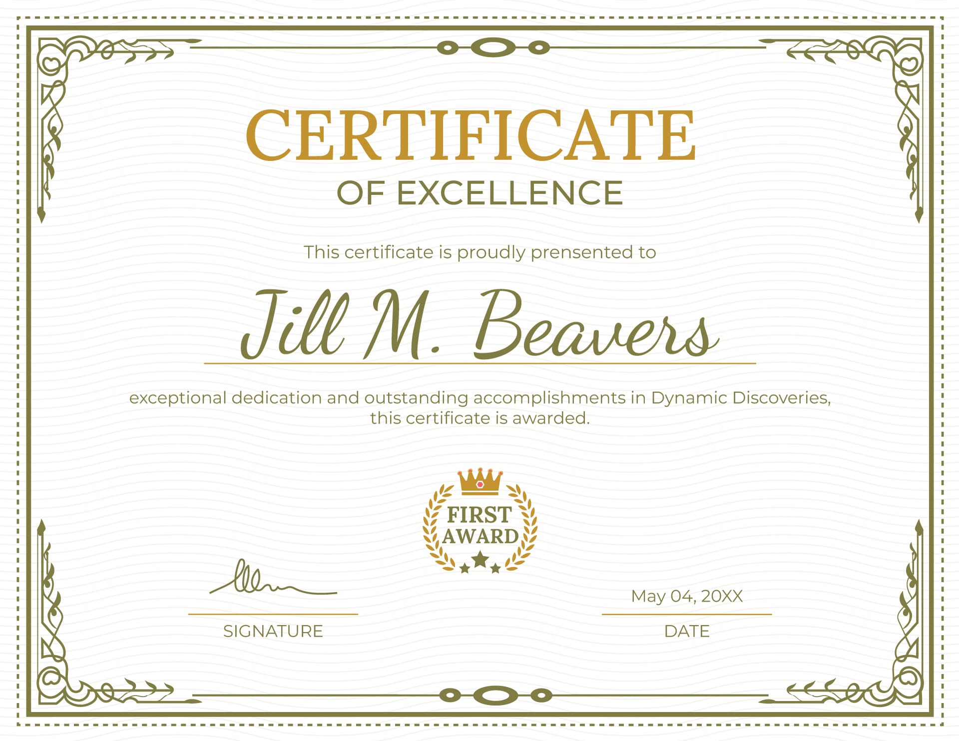 Free Printable Certificate Templates Word - FREE Templates