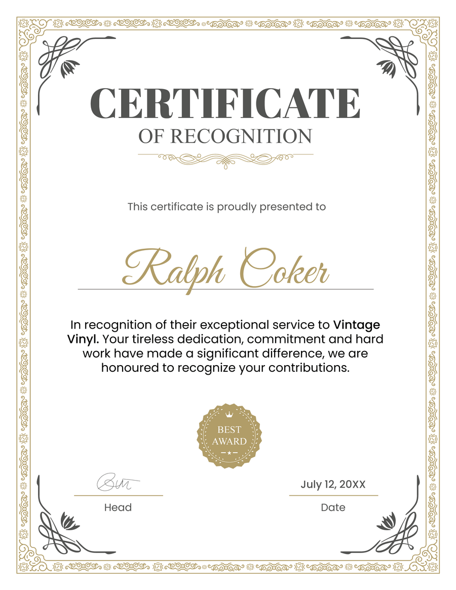 Teamwork Collaboration Award Certificate Template (Landscape) - WordLayouts