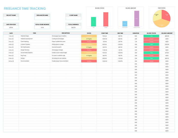Free Work Log Templates for Activity Tracking Free Work Log Templates for Activity Tracking
