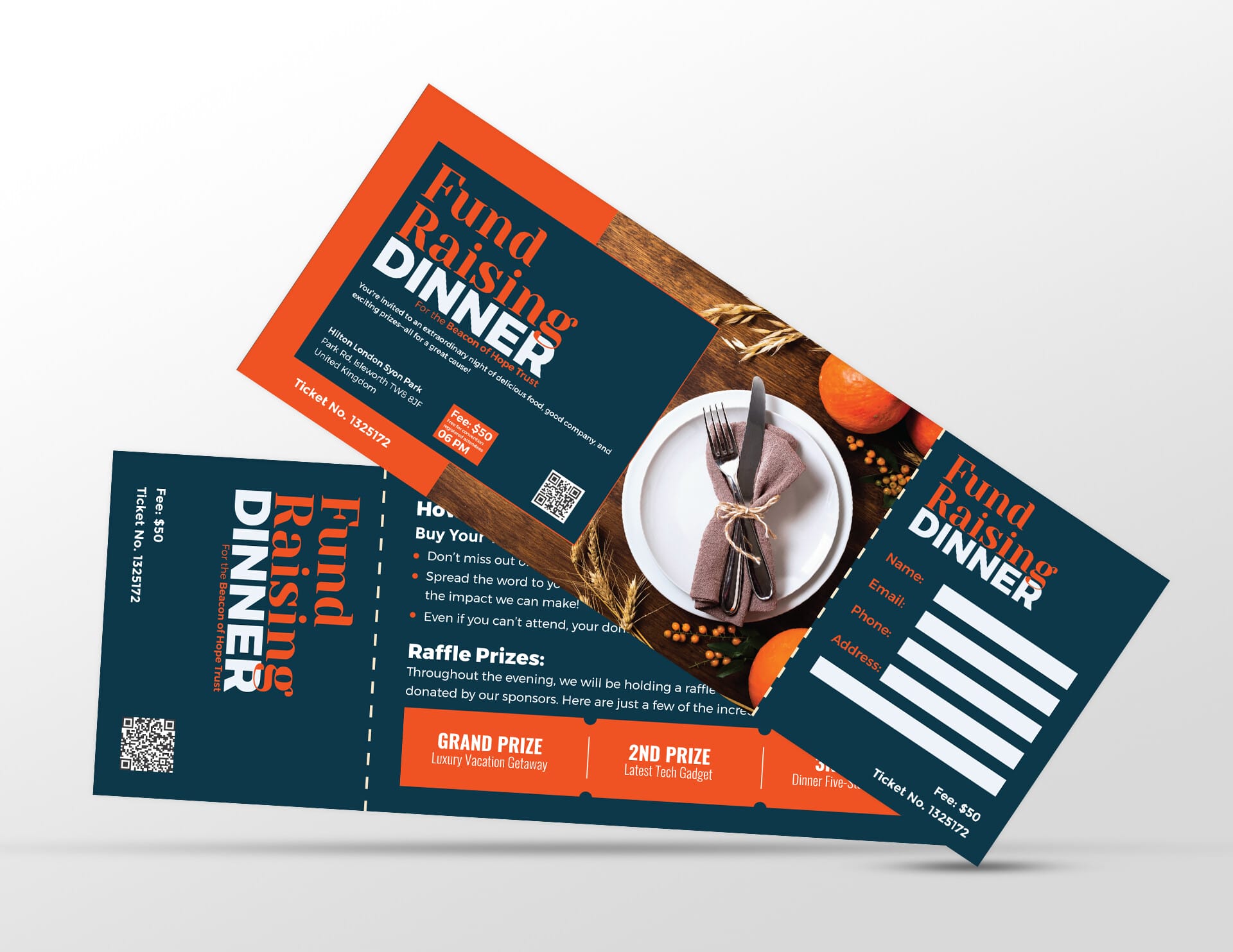 Free Raffle Ticket Templates (Edit & Print) - WordLayouts