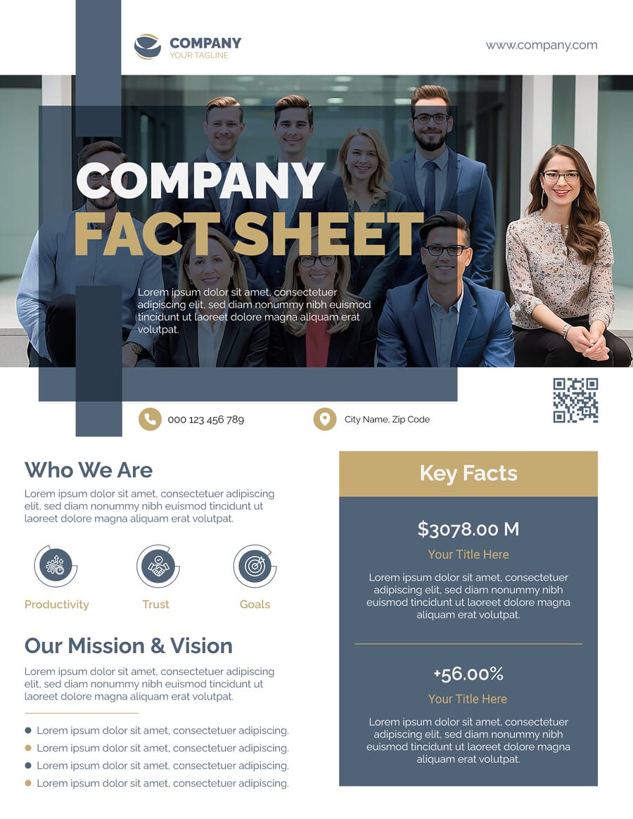 How to Make a Fact Sheet? (Free Templates) - WordLayouts