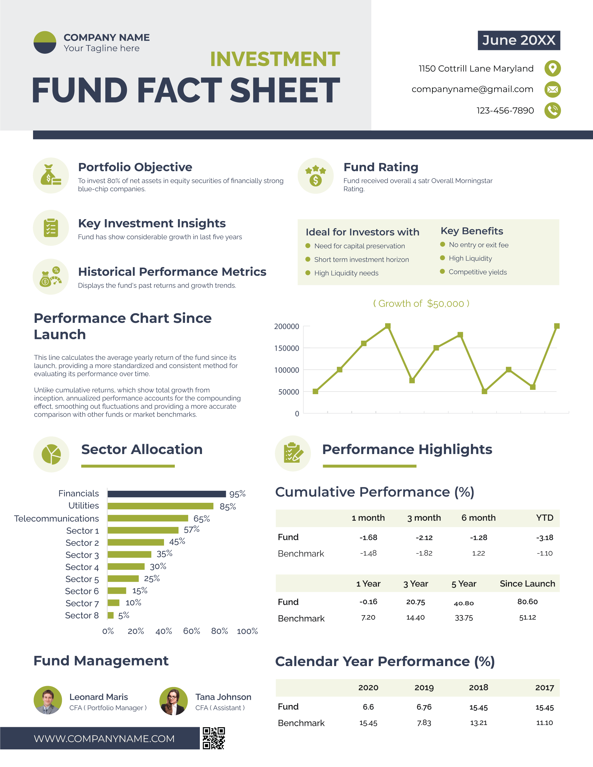 Free Fact Sheet Templates - WordLayouts
