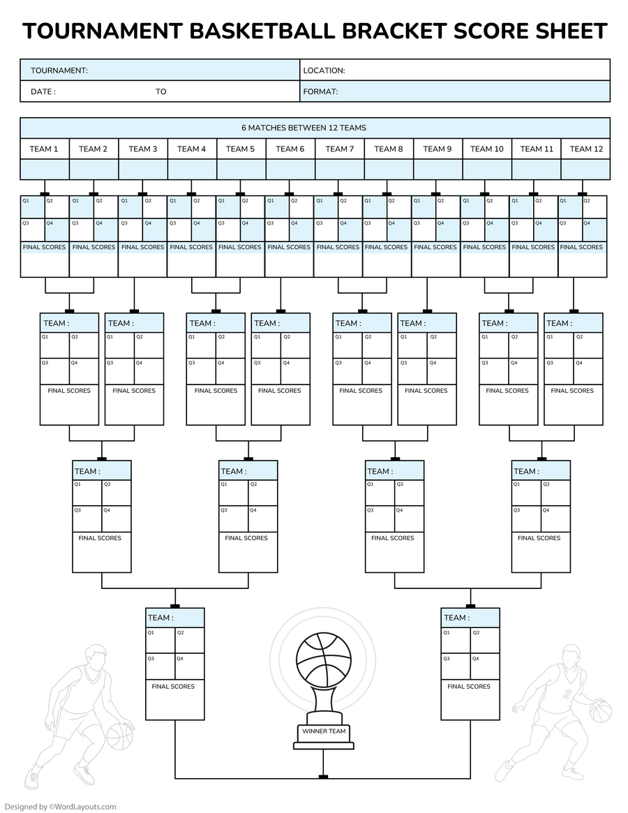 Tournament Brackets - Download > Edit > Print
