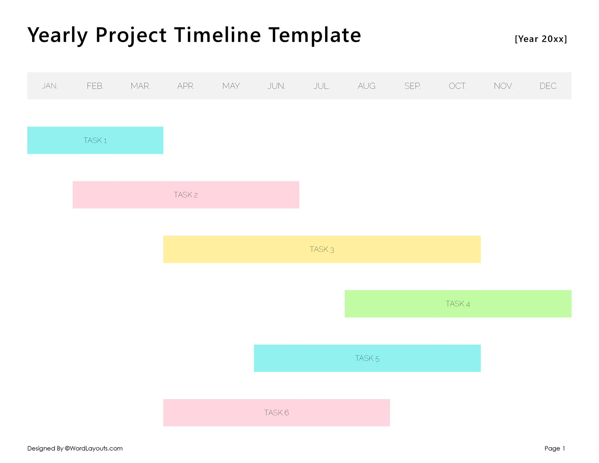 Free Editable Timeline Templates