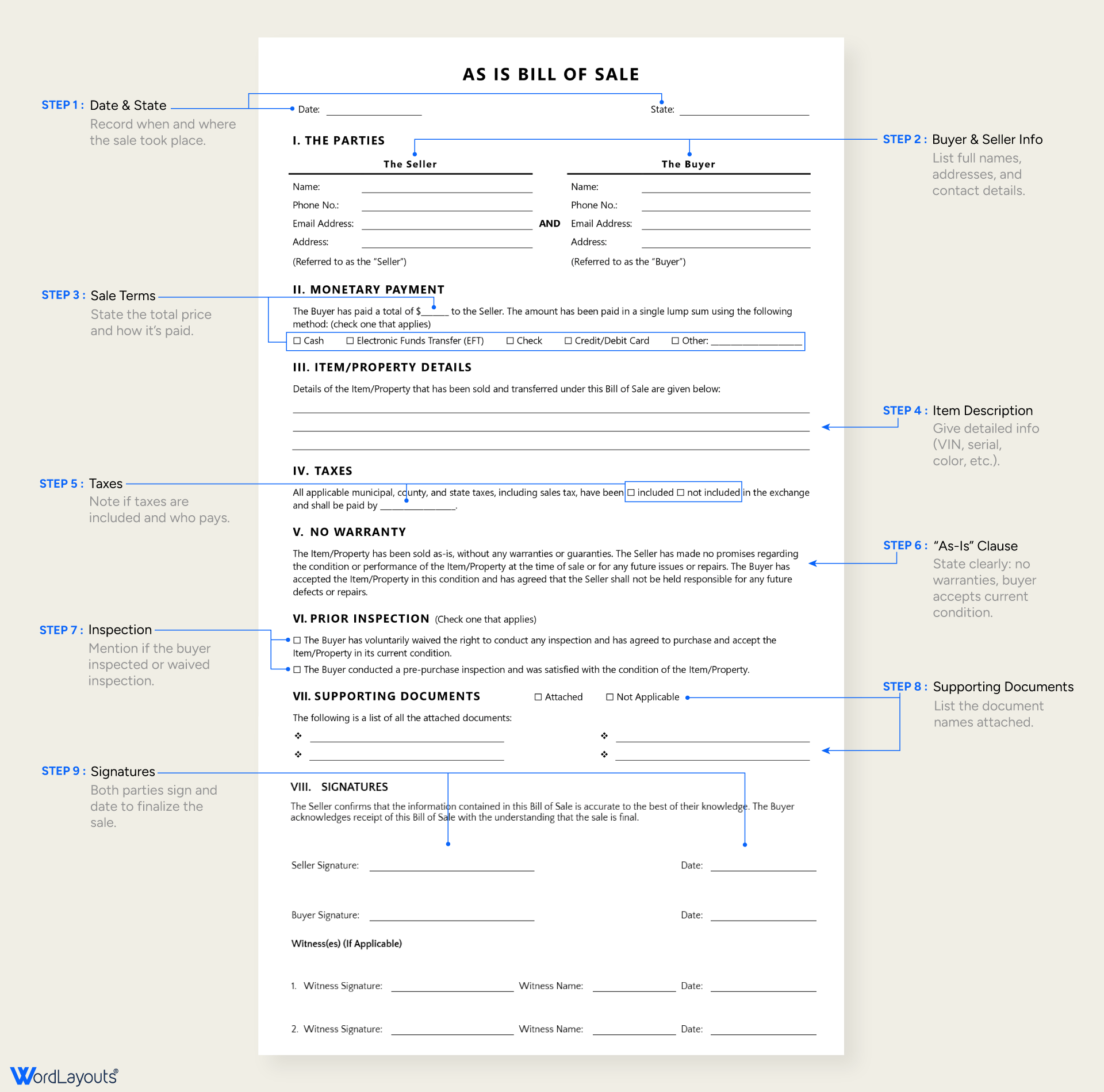How to Write an “As-Is” Bill of Sale that Holds Up Legally